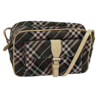 Burberry Pre-owned Nylon sacs-ports-paule - Femme - Pre-owned - Brun - Taille: ONE Size