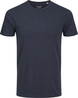 Jack & Jones Herren T-Shirt Basic O-Neck Tee S/S NOOS, Einfarbig, Gr. XX-Large, Blau (Navy Blue 19-4024 TCX)
