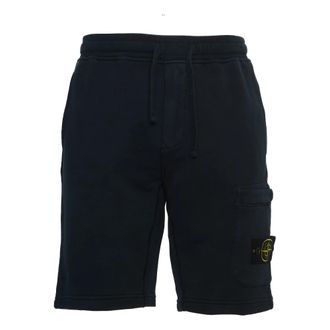 Stone Island Bermuda Fleece Sweatshirt - - Shorts - Herren - Blau - XS
