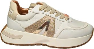 Alexander Smith Femme, Chaussures, Blanc, Taille: 40 EU Pelle Baskets