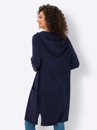 Heine Strickjacke Long-Strickjacke Langarm Feinstrick