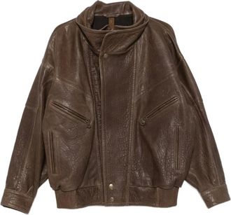 Petar Petrov Homme, Vestes, Brun, Taille: S Veste en cuir Petar Petrov