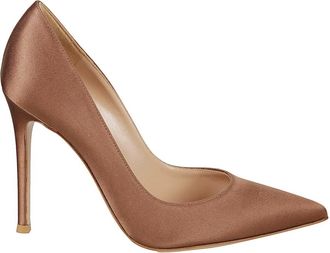 Gianvito Rossi Femme, Chaussures, Brun, Taille: 40 EU Decollete Raso