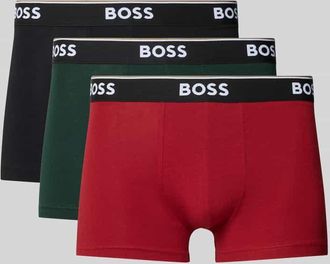 HUGO BOSS Trunks aus Baumwoll-Mix im 3er-Pack Modell Power