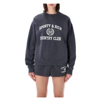Sporty & Rich Damen, Sweatshirts & Hoodies, Grau, MGr&ouml;&szlig;e