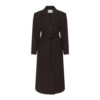 Gestuz Double-Breasted Coats - - Coats - Damen - Braun - XS