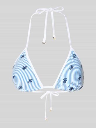 Tommy Hilfiger Bikini-Oberteil mit Logo-Stitching