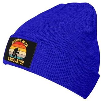 Generic Bonnet dhiver Tricoté Pêcher avec Un Sasquatch Chaud Bonnet Hiver Chaud Tricot Coupe-Vent Chapeau dhiver Tricoté pour Femme Sports Ski