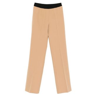 Ermanno Scervino Beige Hose mit Elastischem Bund - - Trousers - Damen - Beige - M