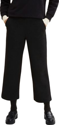 Tom Tailor Damen 1034159 Loose Fit Stoffhose, 14482 - Deep Black, 36W / 28L