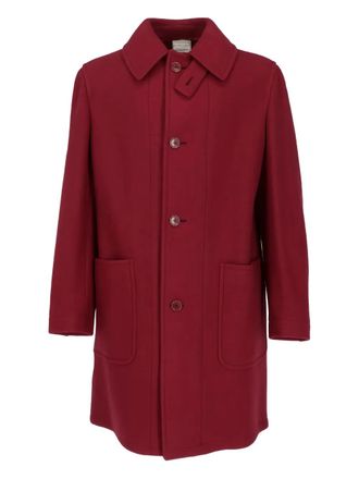 Romeo Gigli manteau &agrave; simple boutonnage (ann&eacute;es 1990) - Rouge