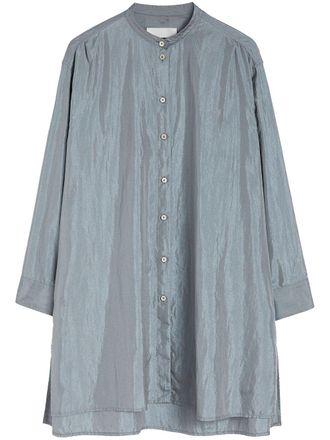 Jil Sander chemise à coupe mi-longue - Bleu