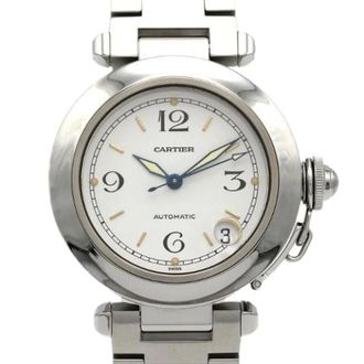 Cartier Pre-owned Pasha C Automatique en acier inoxydable - Femme - Pre-owned - Blanc - Taille: ONE Size