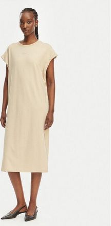 HUGO BOSS Kleid f&uuml;r den Alltag C Edress 5 50540442 Beige Relaxed Fit