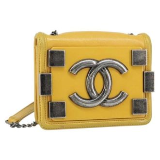 Chanel Pre-owned Vintage Umh&auml;ngetasche - - Pre-owned - Damen - Gelb - ONE SIZE