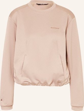 Salomon Fleecepullover Motomesh beige