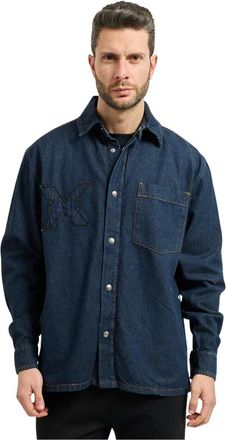 John Richmond Homme, Chemises, Bleu, Taille: L Chemise en denim