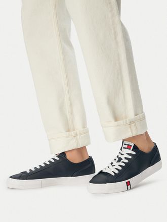 Tommy Jeans Sneakers Tommy Jeans Archive Vulc. Y2K Long Lace EM0EM01676 Dunkelblau