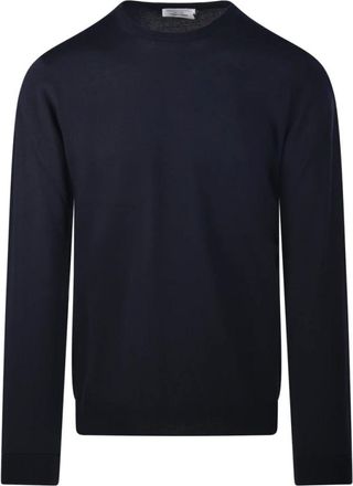 Roberto Collina Homme, Pulls, Bleu, Taille: M Pull Girocollo
