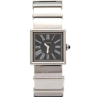 Chanel Montre Vintage Pre-owned - Femme - Pre-owned - Noir - Taille: ONE Size