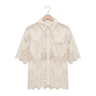 Edited Bella Shirt - - Blouses & Shirts - Damen - Beige - S