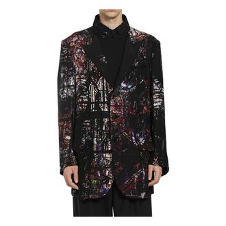 Yohji Yamamoto 0606 Printed Jkt - - Jackets - Herren - Mehrfarbig - L