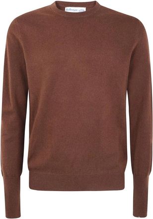 Ballantyne Homme, Pulls, Brun, Taille: 3XL Pull Ras du Cou &agrave; Manches Longues