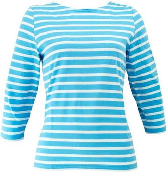 Saint James 3/4-Arm-Shirt 4131 Streifenshirt Galathee II mit Rundhals aus Baumwolle