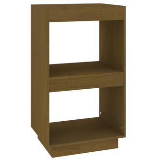 Generic Massivholz Kiefer B&uuml;cherregal, Regal, Standregal, Aktenregal, B&uuml;roregal, Raumtrenner Aufbewahrung f&uuml;r Wohnzimmer(Nat&uuml;rlich 40x35x71cm) (Honigbraun 03)