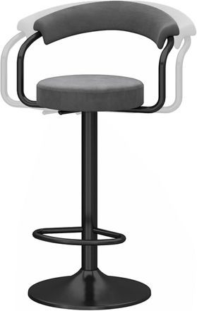 Generic Drehbare Barhocker aus Samt, h&ouml;henverstellbar, Tresenhocker, Barst&uuml;hle f&uuml;r die Fr&uuml;hst&uuml;cks- und K&uuml;chenbar, Belastbarkeit 136 kg