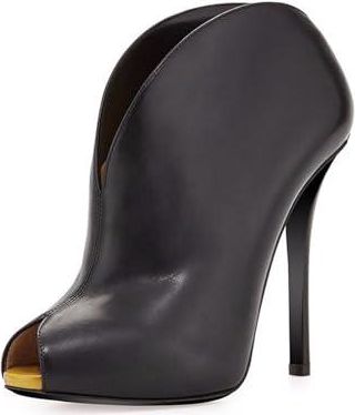 Generic Bottines &agrave; Bout Ouvert et Talon Aiguille pour Femme, Bottines &agrave; Enfiler Tendance, Sandales &agrave; Talons Hauts Sexy et Confortables pour Soir&eacute;e, Mariage ou