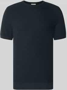 Profuomo T-Shirt aus Baumwoll-Leinen-Mix