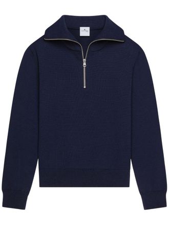 Courrèges pull Trucker - Bleu