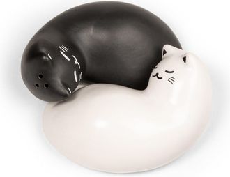 Kikkerland Purrfect Salz- und Pfefferstreuer