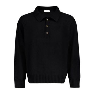 Autore Homme, Tops, Noir, Taille: XL Polo en maille