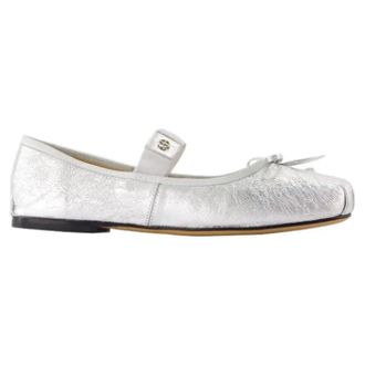 Anine Bing Femme, Chaussures, Gris, Taille: 41 EU Cuir chaussures-plates