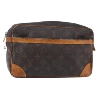 Louis Vuitton Pochette Vintage en Toile Pre-owned - Femme - Pre-owned - Brun - Taille: ONE Size