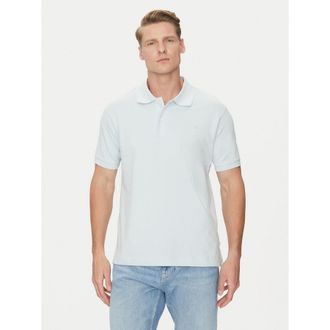 Guess Poloshirt M4BP29 KCJV1 Himmelblau Regular Fit