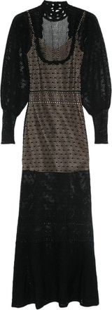 Twin-Set Lara Maxikleid - Schwarz