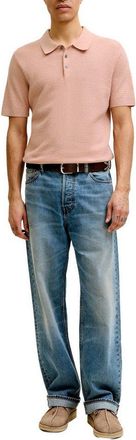 Jack & Jones Poloshirt Bluriley Knit Polo aus fein gestricktem Baumwoll-Material