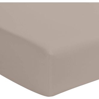 TERRE DE NUIT Terre De Nuit - Drap housse percale lin bonnet 40 cm 160x200 cm