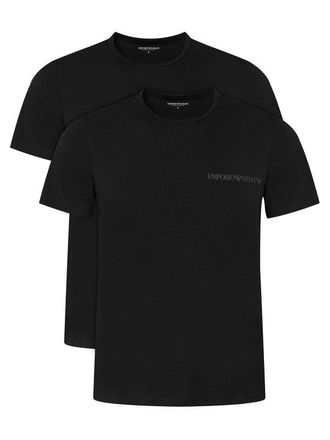 Emporio Armani T-Shirt-Set EM000391 AF10779 MC108 Schwarz Regular Fit