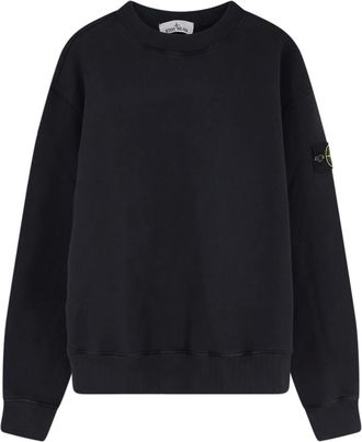 Stone Island Homme, Sweatshirts et sweats à capuche, Noir, Taille: S Pull ras du cou