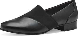 Jana Damen Slipper mit Blockabsatz Vegan, Schwarz (Black), 38 EU