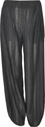Giorgio Armani Femme, Pantalons, Noir, Taille: 46 FR Wide Pantalons