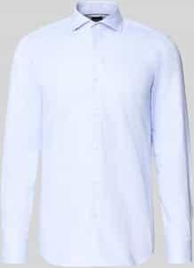HUGO BOSS Slim Fit Businesshemd aus reiner Baumwolle Modell H-HANK-Sp-B1