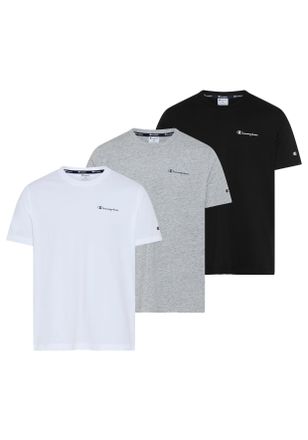 Champion T-Shirt CHAMPION, Herren, Gr. XXXL (56), nbk, wht, noxm, Obermaterial: 100% Baumwolle, normal, Rundhals, Shirts T-Shirt, sportlicher Stil, f&uuml;r Freizei