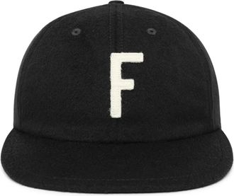 Fear of God Caps & Mützen - Logo Wool Baseball Cap - Gr. ONE SIZE - in Schwarz - für Damen
