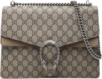 Gucci Sac bandouli&egrave;re Dionysus Pre-owned - Femme - Pre-owned - Beige - Taille: ONE Size