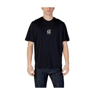 A|X Armani Exchange T-shirt &agrave; logo - Homme - Tops - Bleu - Taille: 2XS